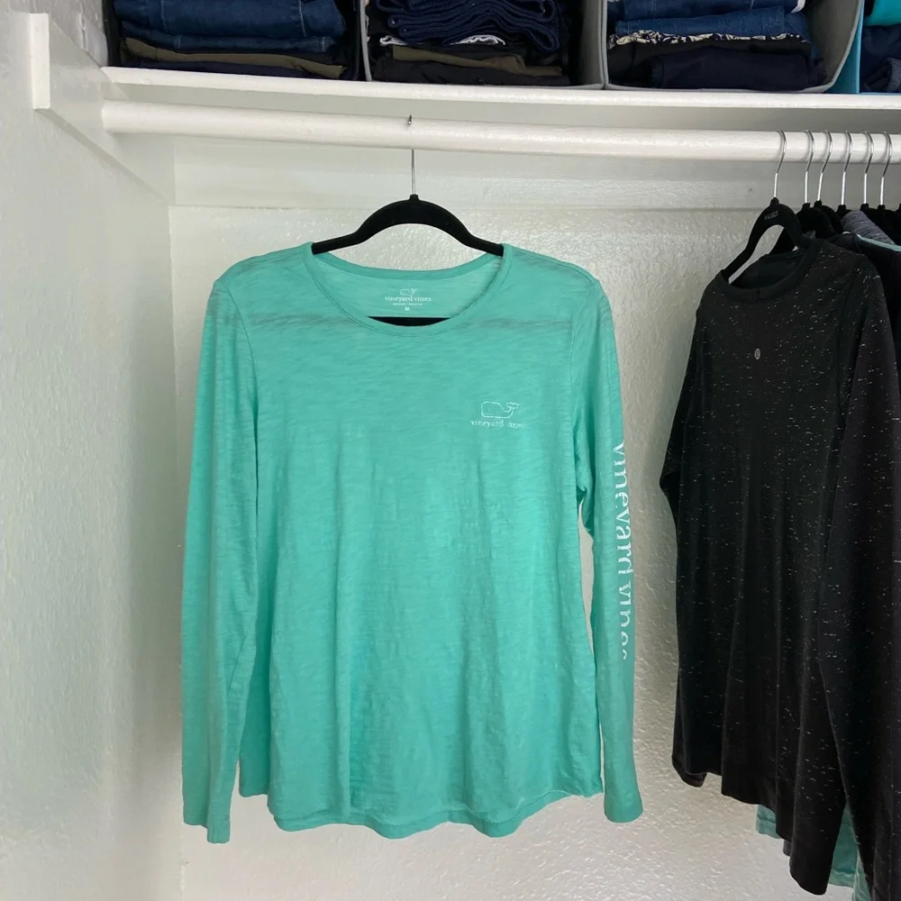 Vineyard Vines | Tops | Teal Vineyard Vines Long Sleeve | Poshmark